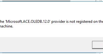 The 'Microsoft.ACE.OLEDB.12.0' provider is not registered on the local machine pada Asp.net MVC ...