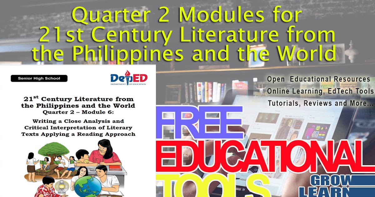 DepEd Central Office 21st Century Literature 2nd Quarter Modules 6-9