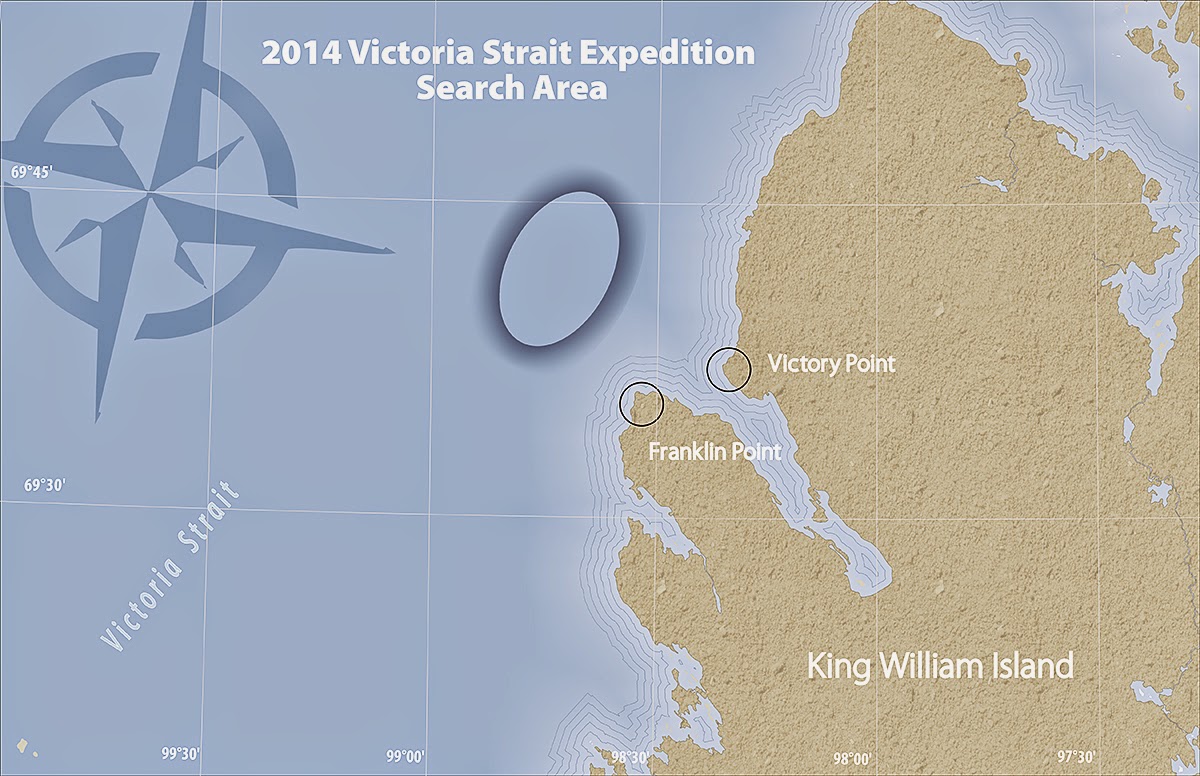 Map of the Week: Franklin Expedition Ship Found