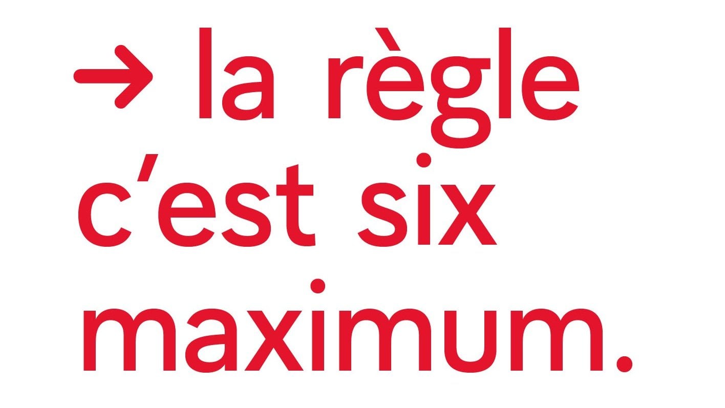 LA REGLE DES SIX : A QUI ET A QUOI S'APPLIQUE-T-ELLE