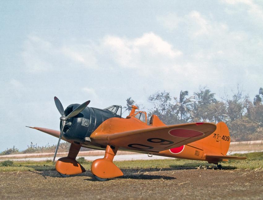 WildEagles: Mitsubishi A5M4-K by Chas Bunch