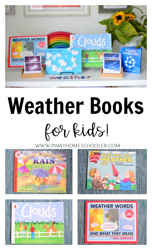 Collection of Weather Books for Kids | The Pinay Homeschooler