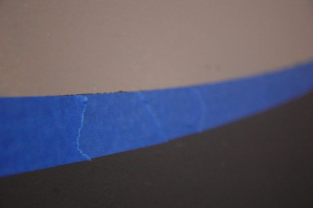 The Hippie Homestead: How to Paint a Curve on the Wall