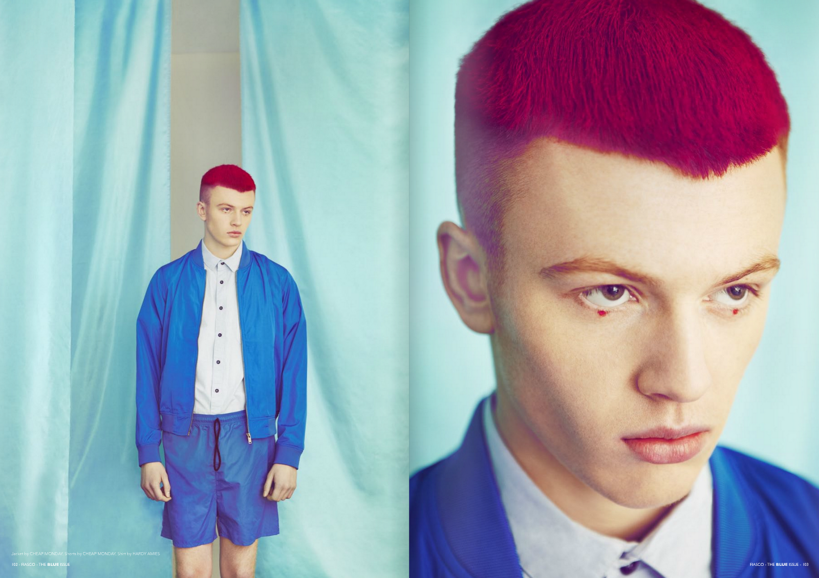 MAJOR MEN: JAKE SHORTALL FOR FIASCO MAGAZINE: THE BLUE ISSUE