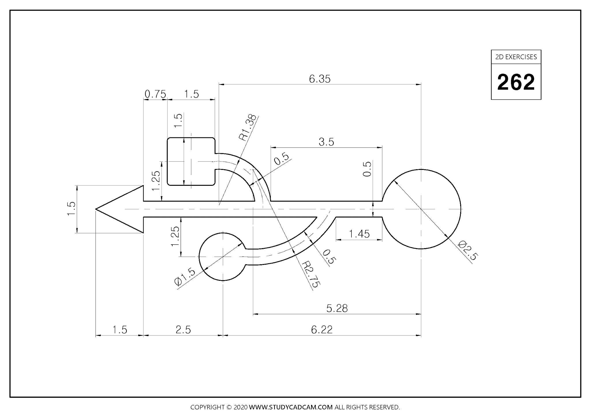 2D CAD EXERCISES 262 2d-cad-exercises-262