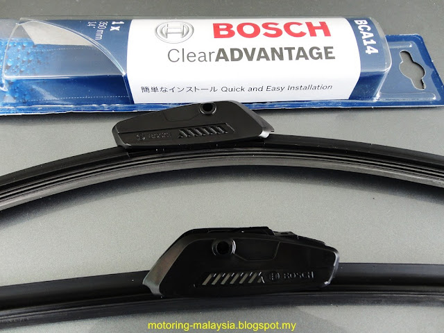 Motoring-Malaysia: Product Review: Trying out the Bosch Clear Advantage flat blade wipers