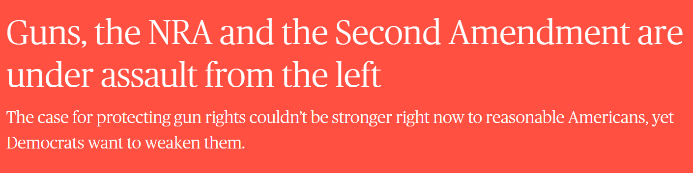 THE WESTERNER: Guns, the NRA and the Second Amendment are under assault ...