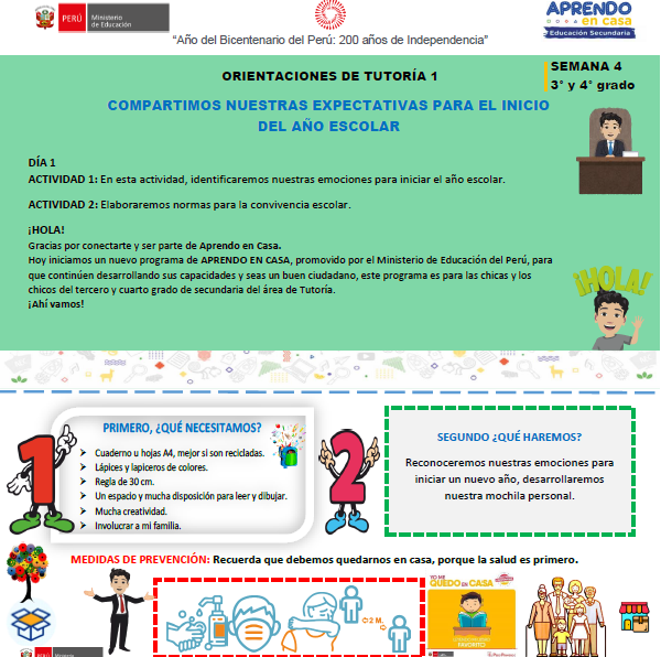 EXPERIENCIA DE APRENDIZAJE 1 - EPT ~ PERU BIRF JULIACA