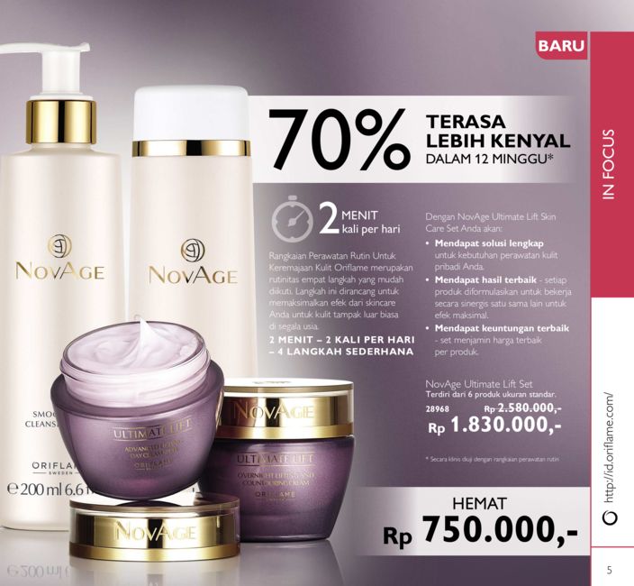 Katalog Oriflame April 2016 Online Indonesia Promo NovAge Ultimate Lift ...