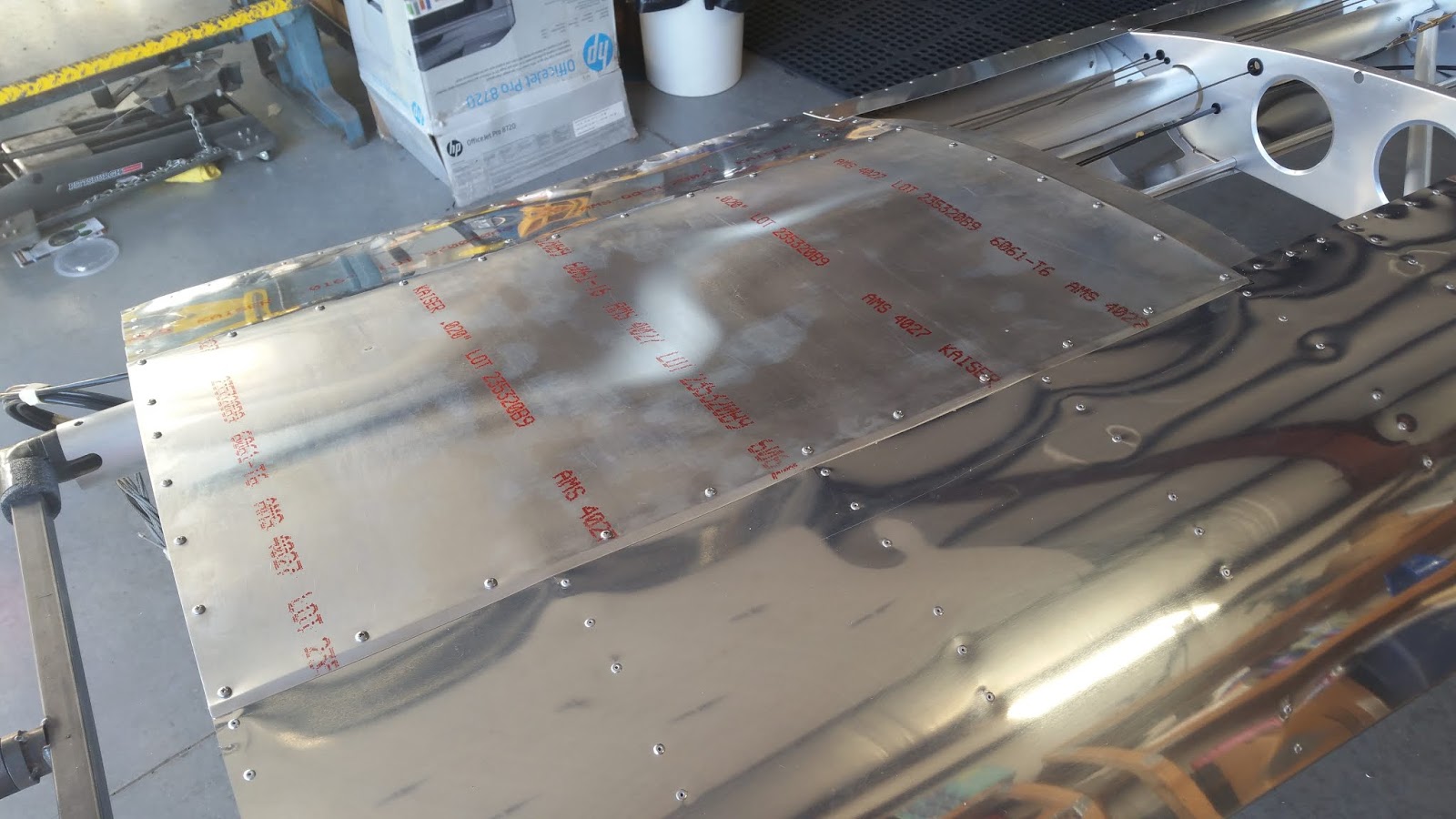 Just Another SuperSTOL Build Log: Left Wing Fuel Tank Cover