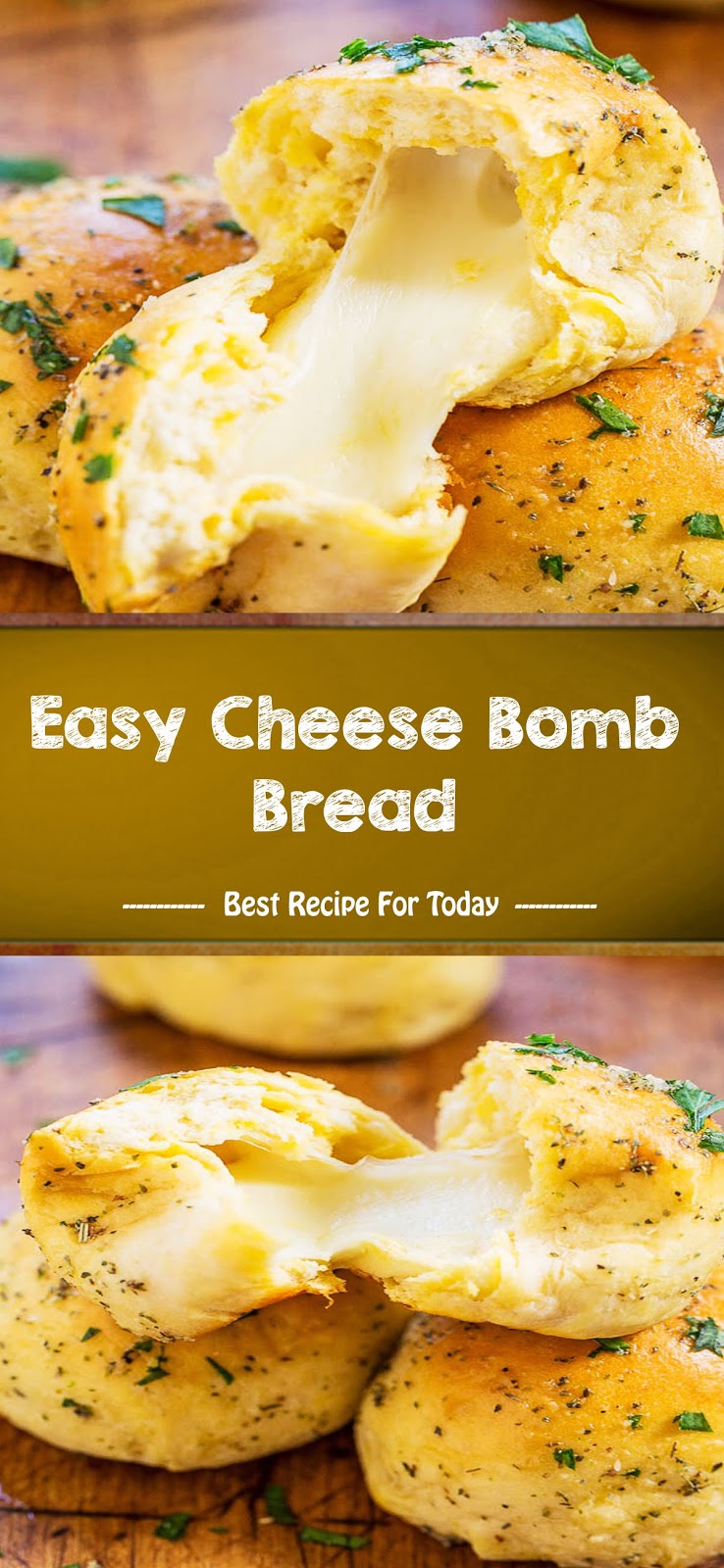 Easy Cheese Bomb Bread - Healthy