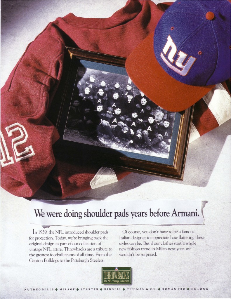 The NFL Throwbacks Collection of Products | Heritage Uniforms and ...