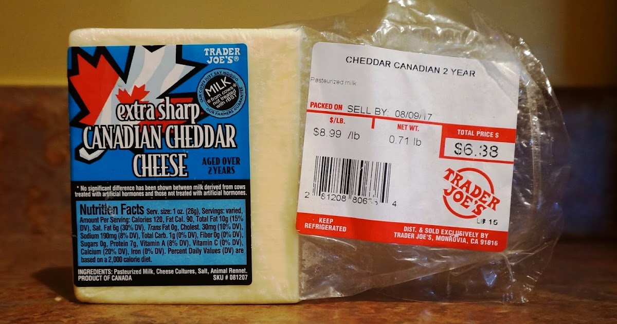 Exploring Trader Joe's: Trader Joe's Extra Sharp Canadian Cheddar Cheese