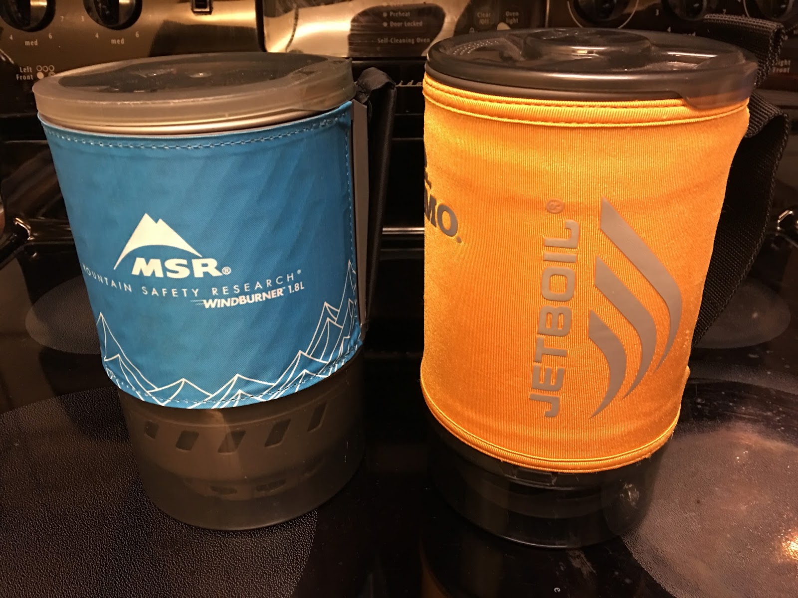 Adventures In Stoving: The 1.8 L MSR Windburner vs the 1.8 L Jetboil Sumo