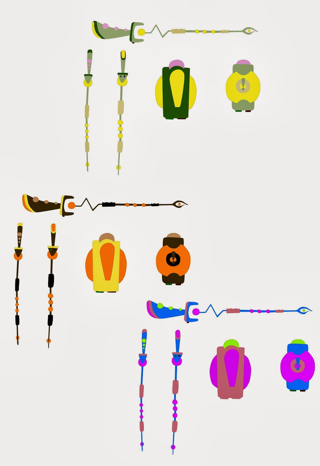 Oracle: Weapon - Naginata - Japanese Sword - Sci-fi Concept.