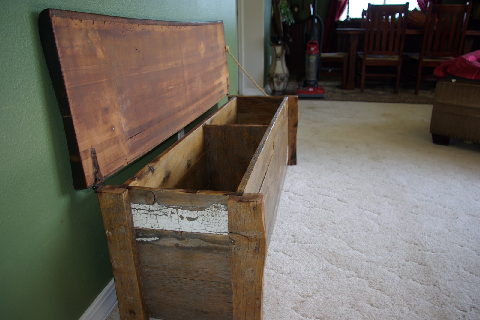 Reclaimed Rustics: Barn Wood Bench/Chest