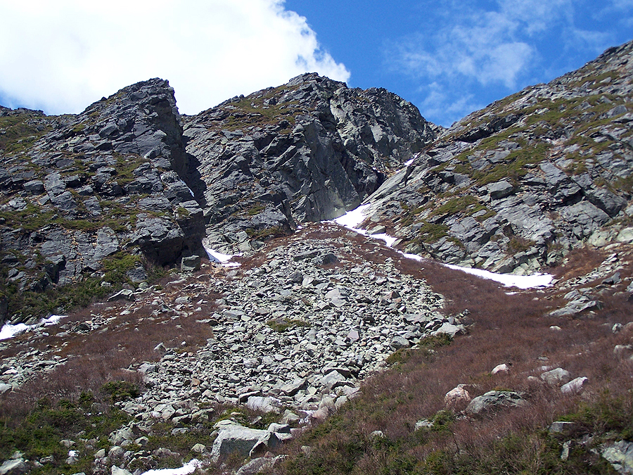 Hiking in the White Mountains: Huntington Ravine: Following in the ...