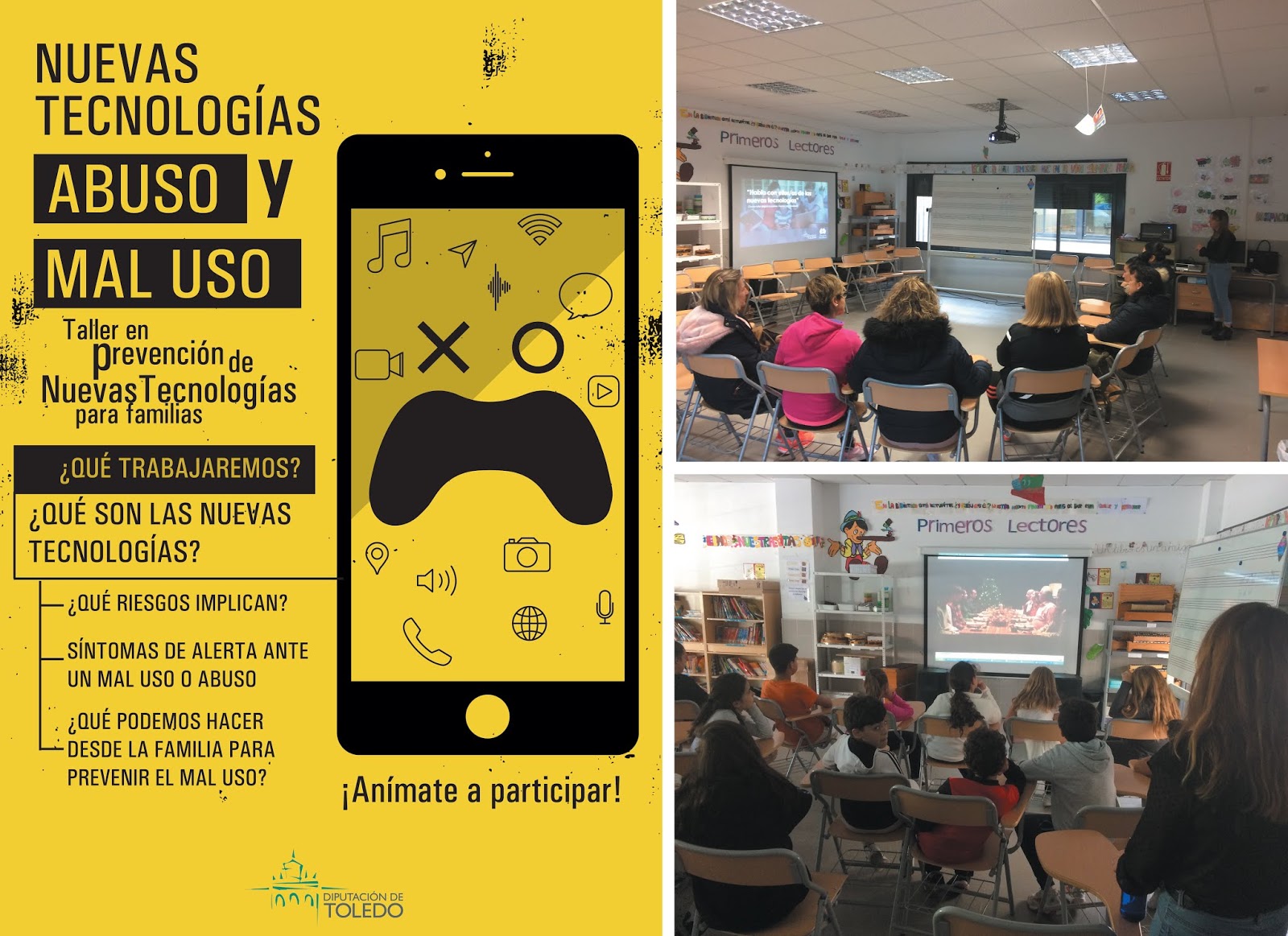 CEIP SANTA MARINA MAGÁN: Taller sobre el uso y abuso de las nuevas tecnologías