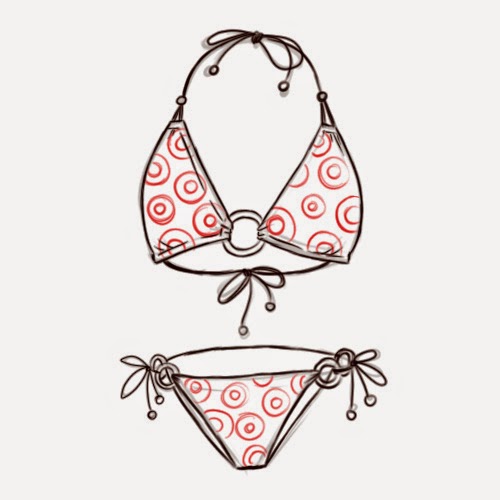 myrna ..: How to Draw a Bikini ...