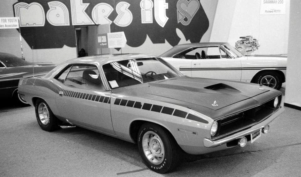 Just A Car Guy: very cool Mopars at the autoshows, looks like 66 to 73