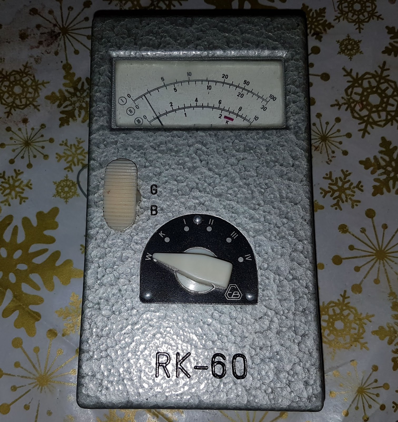 Promieniotwórczość wokół nas - fakty i mity: Radiometr kieszonkowy RK-60