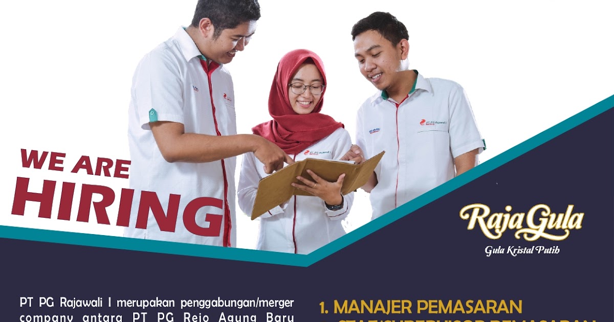 Lowongan Kerja PT. PG Rajawali 1, Registrasi Hingga 24 September 2020 ...