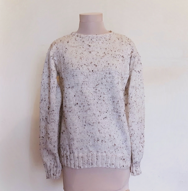 Hand Knit Sweater and Hat