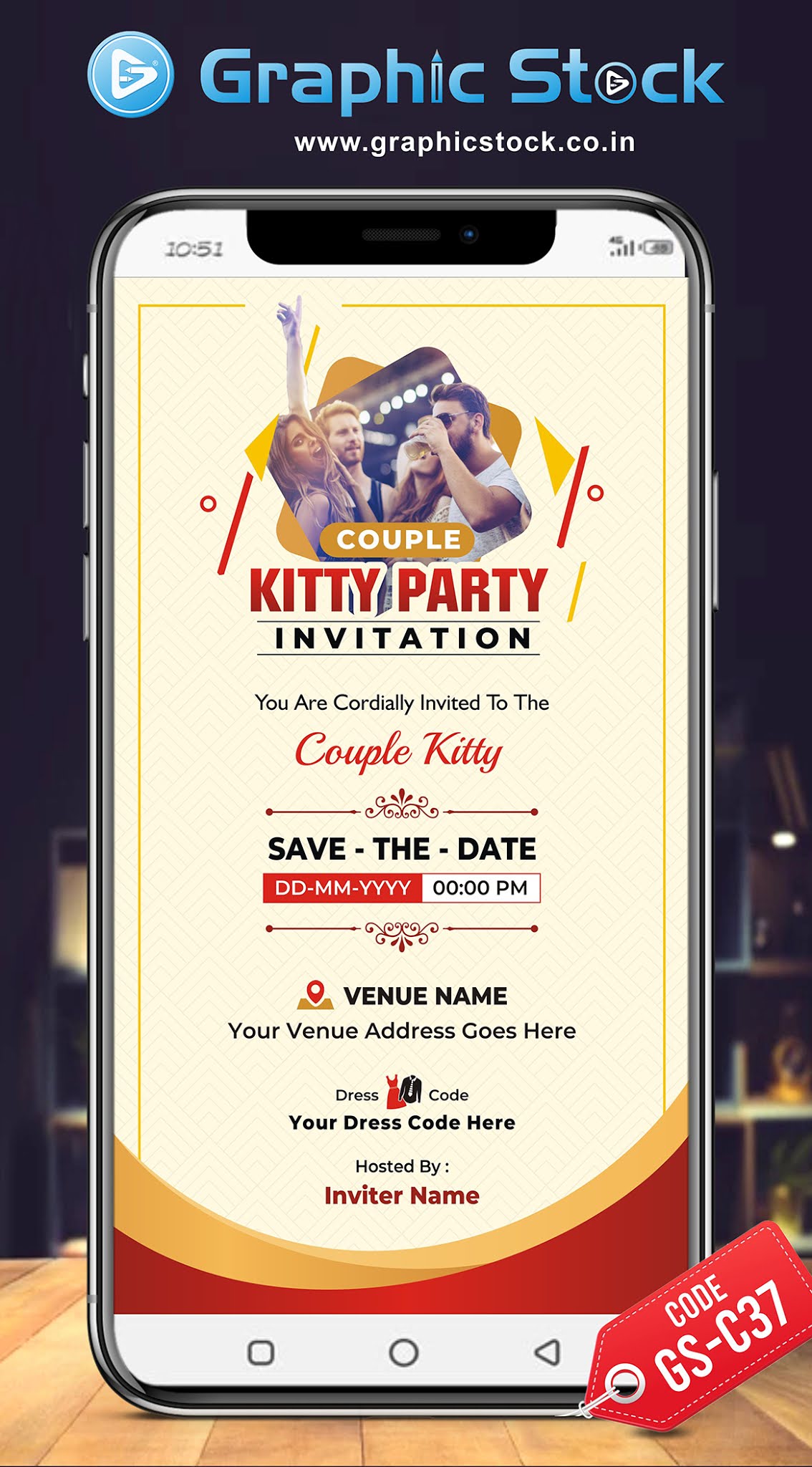 Couple Kitty Invitation Card M 91 7860315684 couple-kitty-invitation-card-m-91-7860315684