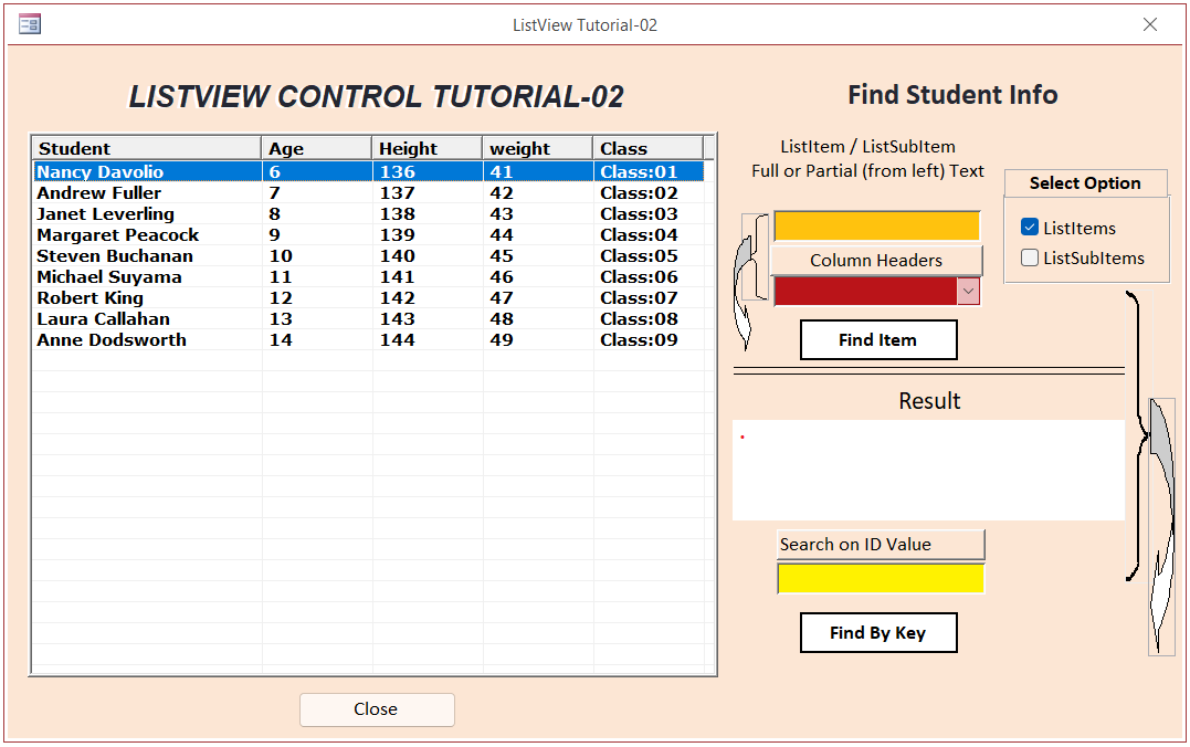 ListView Control Tutorial-02 ~ LEARN MS-ACCESS TIPS AND TRICKS