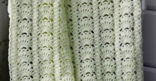 Beautiful Skills - Crochet Knitting Quilting : Fancy Shells Baby Afghan ...