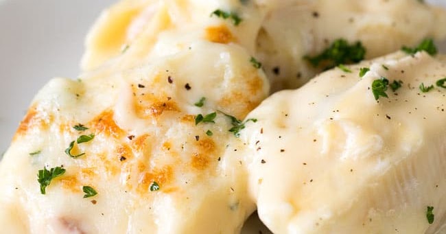 CHEESY CHICKEN STUFFED SHELLS RECIPE - NEWS RECIPES