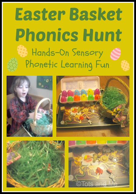 Tots and Me... Growing Up Together: Easter Basket Phonics Hunt