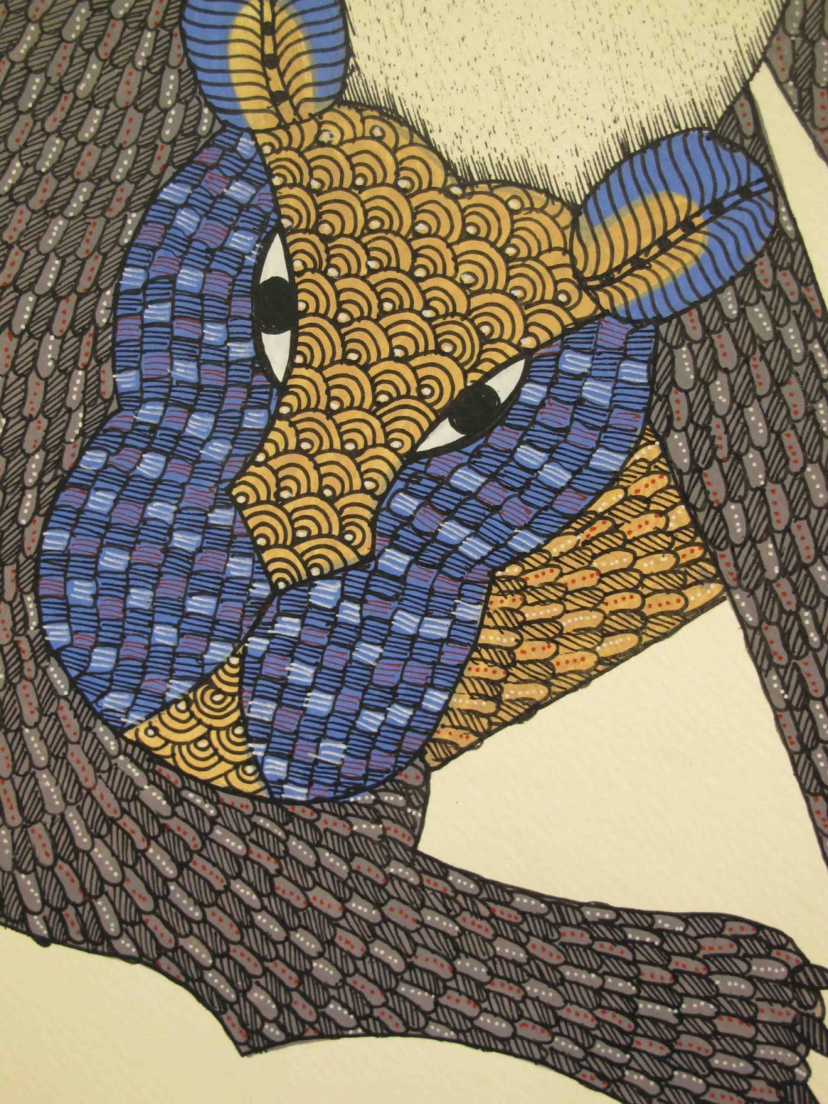 Shoot and Eat: Some exquisite Gond Artworks at the Depot Artspace in ...