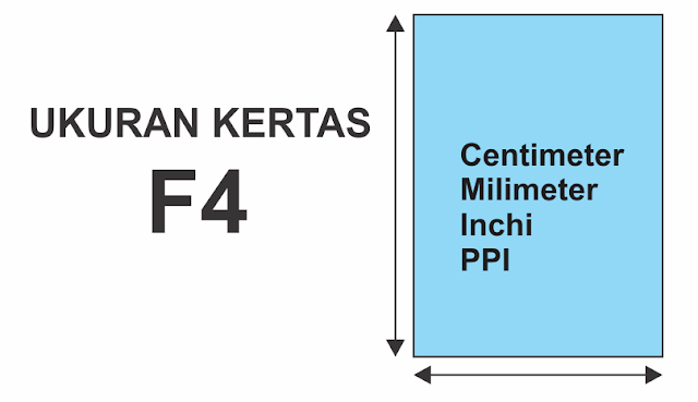 Ukuran Kertas F4 (Satuan mm, cm, inch, pixel) | Dinginaja