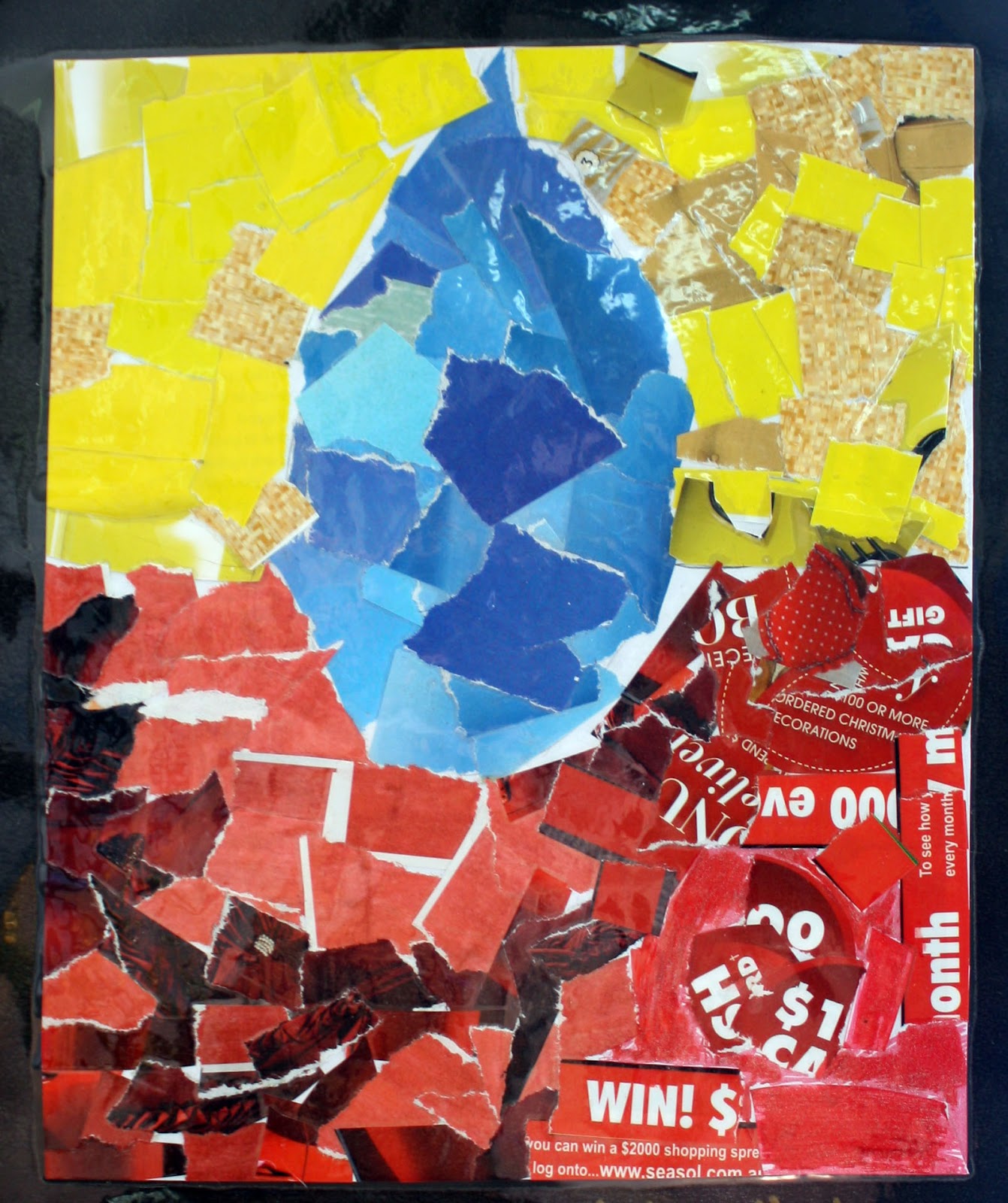 sarah bell smith: Primary Colour Collages