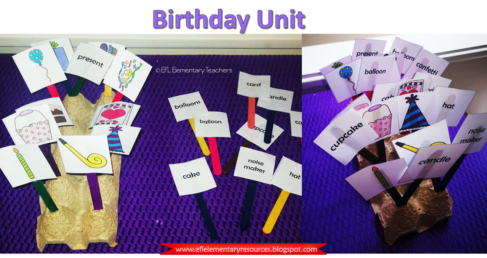 EFL Elementary Teachers: Birthday Unit for ESL-part 2