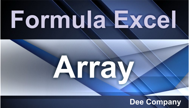 Array Formula dan SumIF 1 Kriteria di Excel