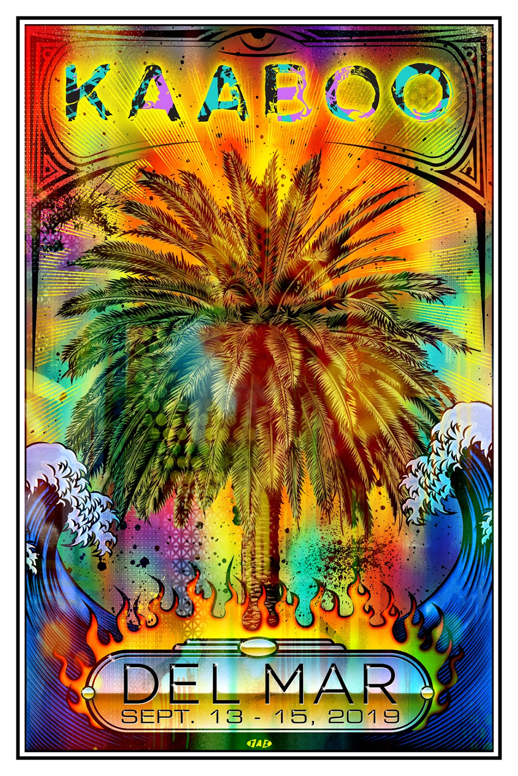 INSIDE THE ROCK POSTER FRAME BLOG: Jim “Taz” Evans Kaboo Festival ...