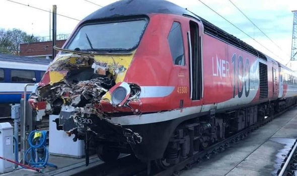 Settle Station Water Tower: Train Crash at Leeds