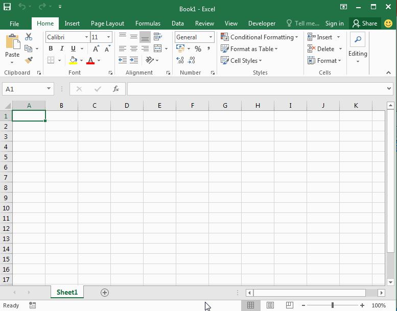 Cara Membuat Pointer Sel Menyoroti Baris dan Kolomnya Ketika Sel Diaktifkan