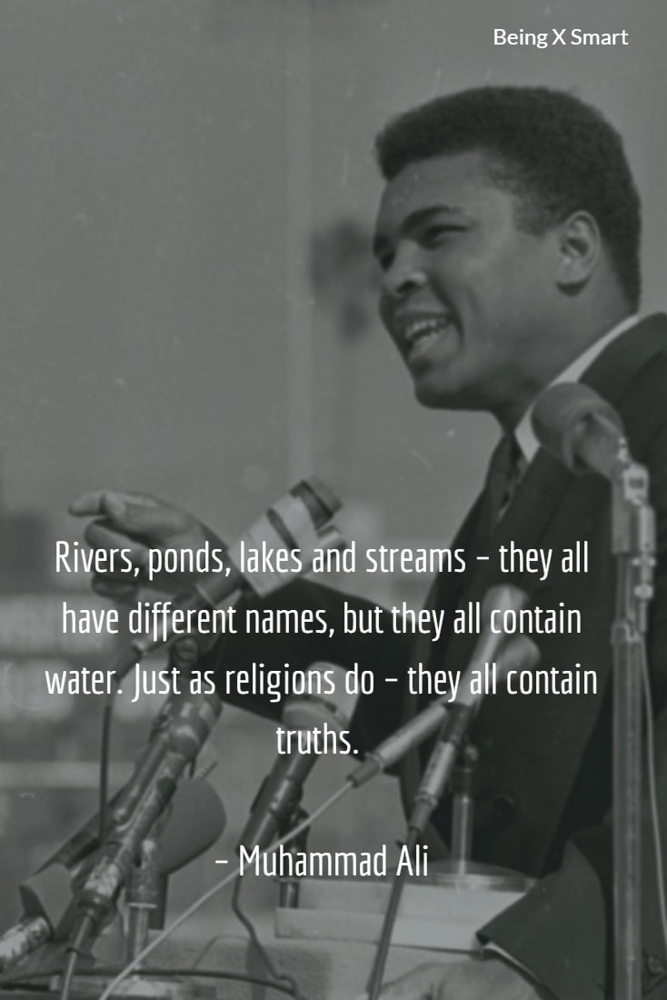 Best Muhammad Ali inspirational quotes about life and success.