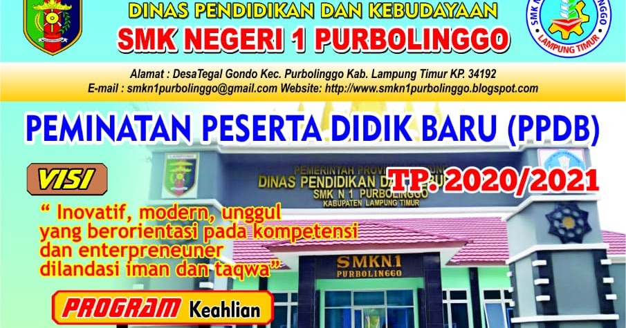 PPDB SMK NEGERI 1 PURBOLINGGO - SMK NEGERI 1 PURBOLINGGO