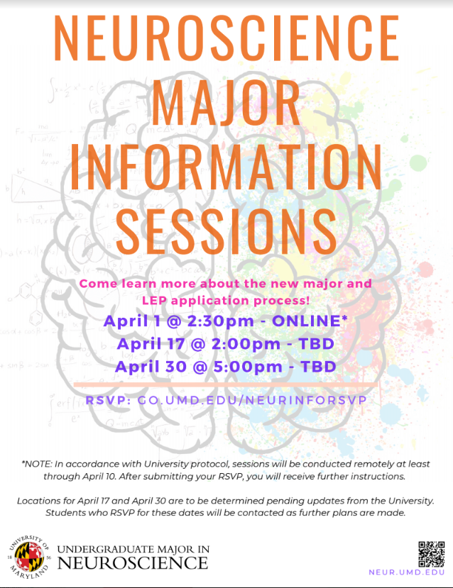 UMD PSYC E-News: New Neuroscience Major begins Fall 2020! Learn more by attending an online ...