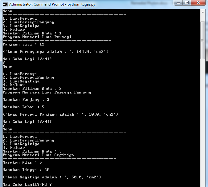 Education: Contoh Program Sederhana Python.