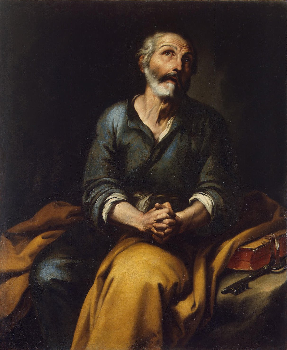 Repentance of St Peter - Bartolome Esteban Murillo | Endless Paintings