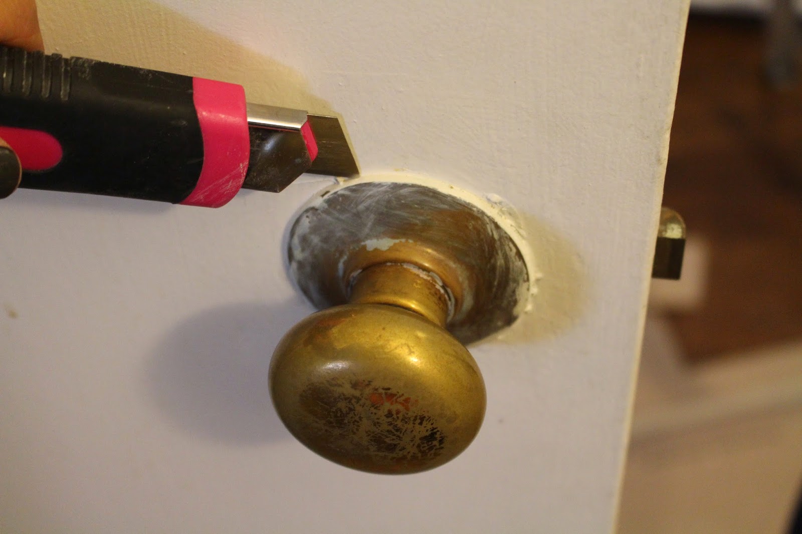 Life On Elizabeth How To Remove An Old Door Knob