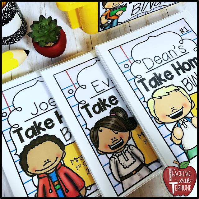 Teaching With Terhune: DAILY TAKE HOME BINDERS