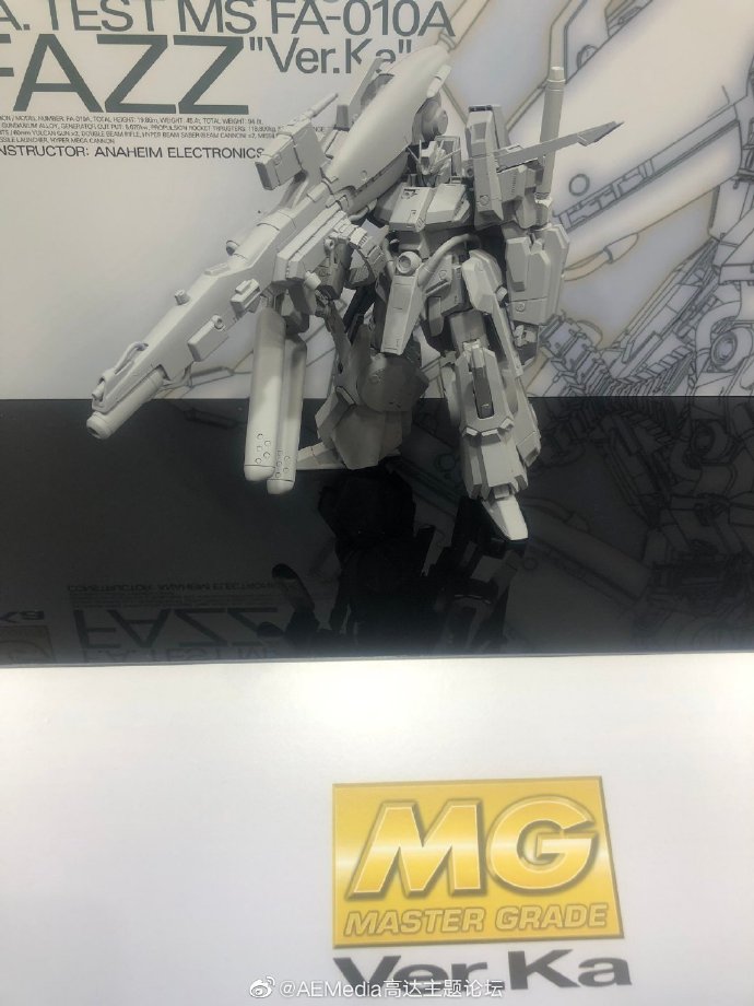 MG 1/100 FAZZ Ver. Ka - Release Info, Box art and Official Images