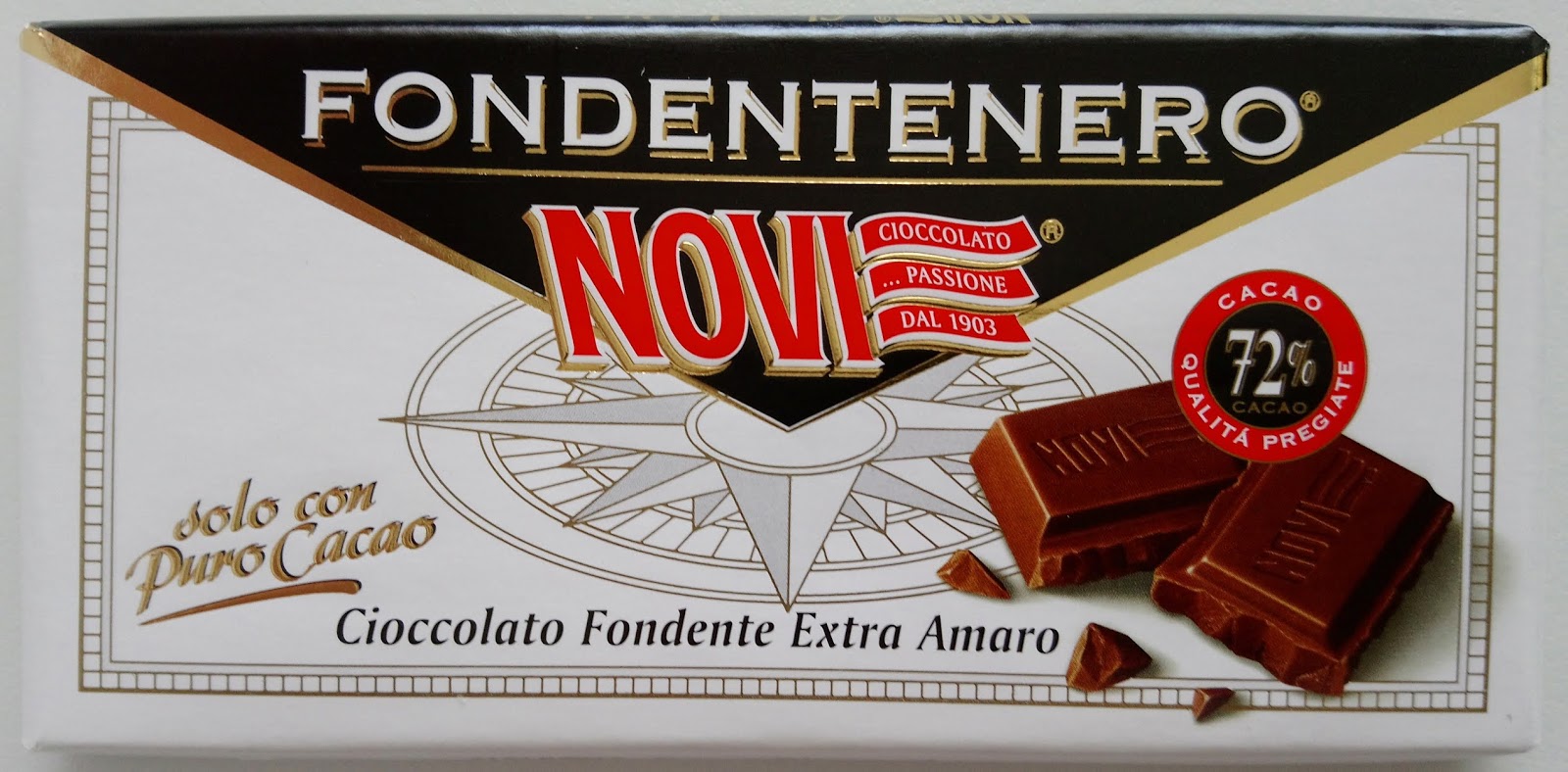 Chwile zasłodzenia: Novi Fondente Nero 72 % ciemna