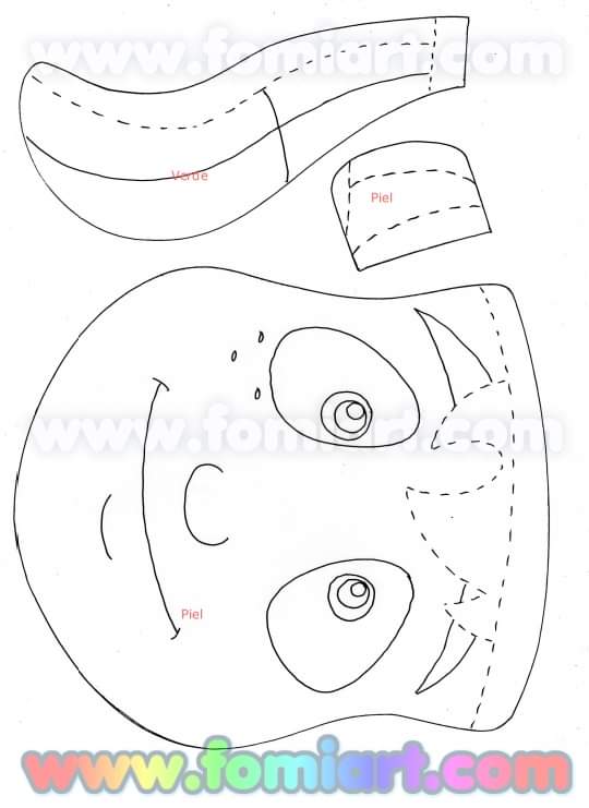 Chaves de e.v.a: Molde grátis - Ver e Fazer